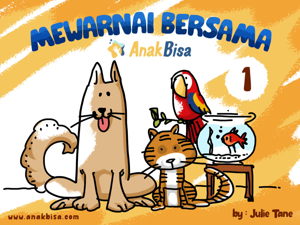 Mewarnai Bersama - Jilid 1 & Jilid 2 (ebook) - AnakBisa
