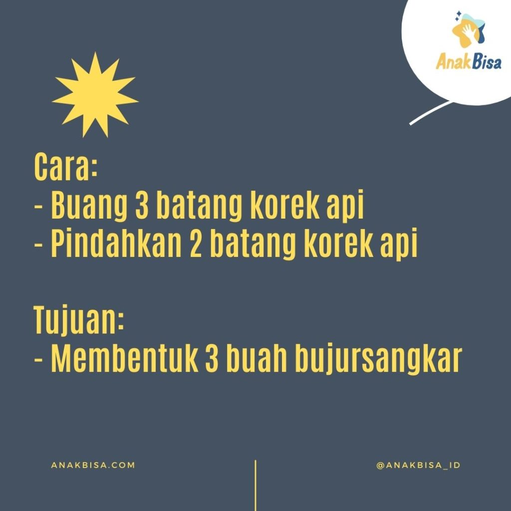 Teka-Teki Korek Api (Matchstick Puzzle) - AnakBisa