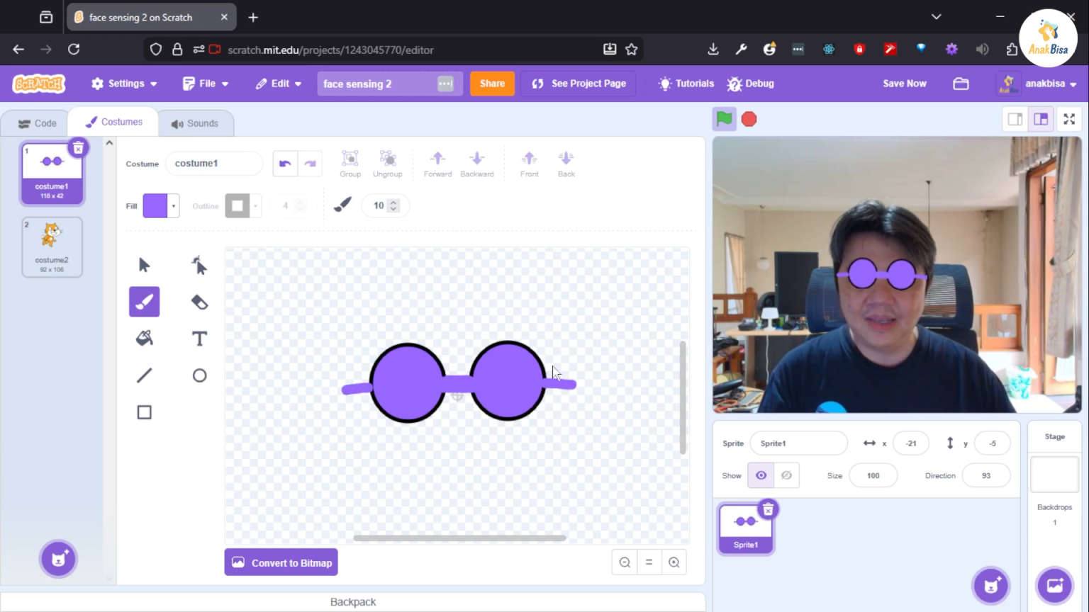 Scratch 3.0 New Extension: Face Sensing - AnakBisa